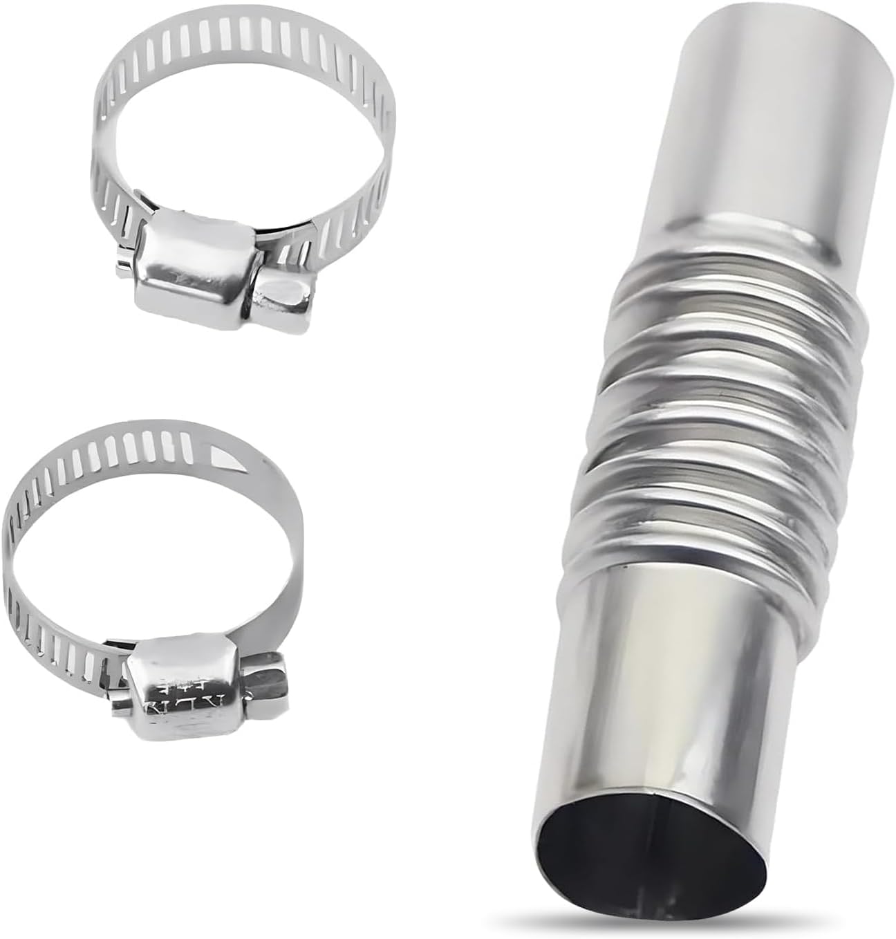 Sephile 1 PC Automobile 5.1" Straight Exhaust Pipe, Stainless Steel ...