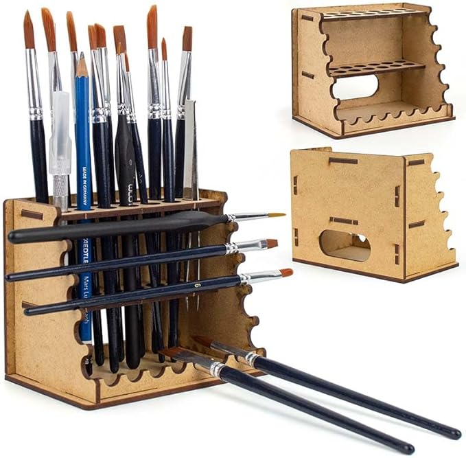 Amazon.com: PROSCALE Brush Holder & Tool Organizer for Hobby ...