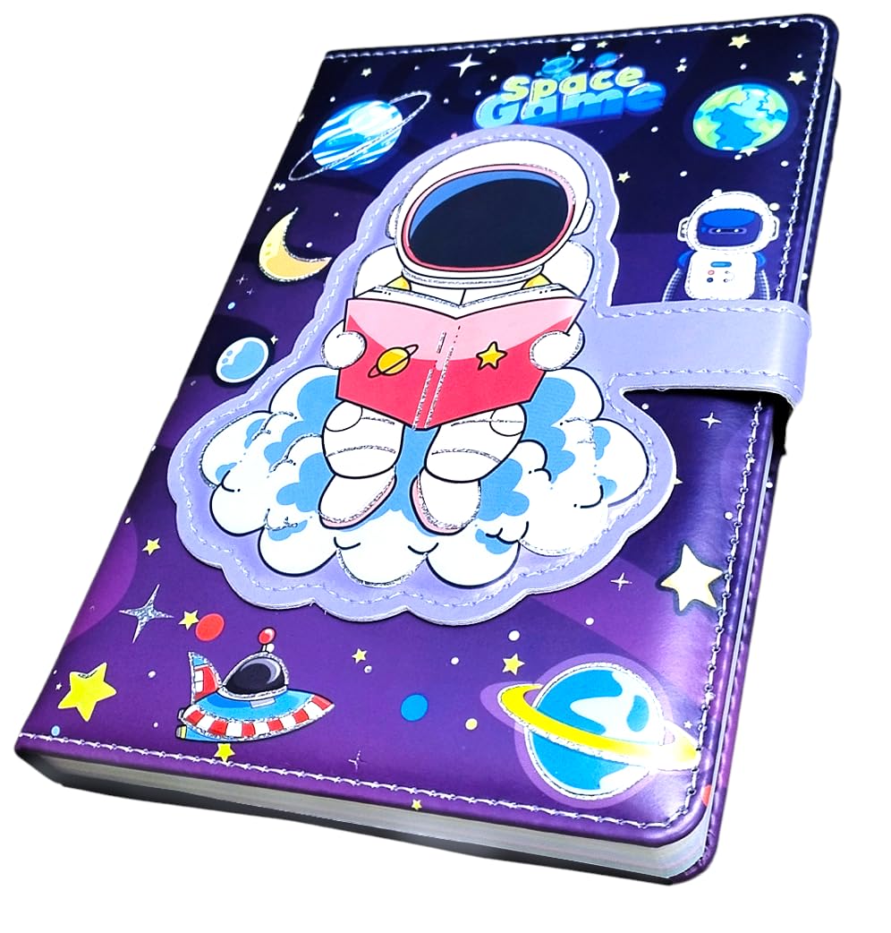 TECHNOCHITRA Inspiring Space Astronaut Diary with Magnetic Flip Lock ...