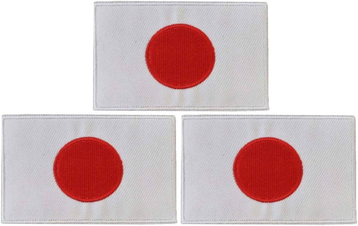 Amazon.com: 3Pack Japan Flag Patch Japanese Flag Patch Japan Tactical ...