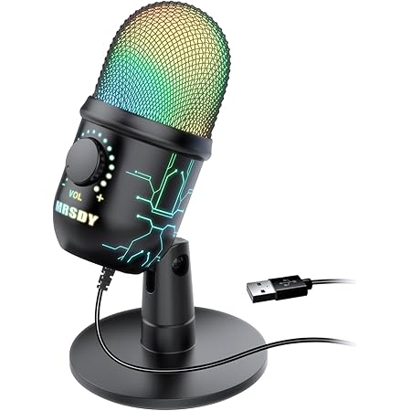 Amazon.com: WMT USB Microphone - Condenser Gaming Microphone for PC/MAC ...