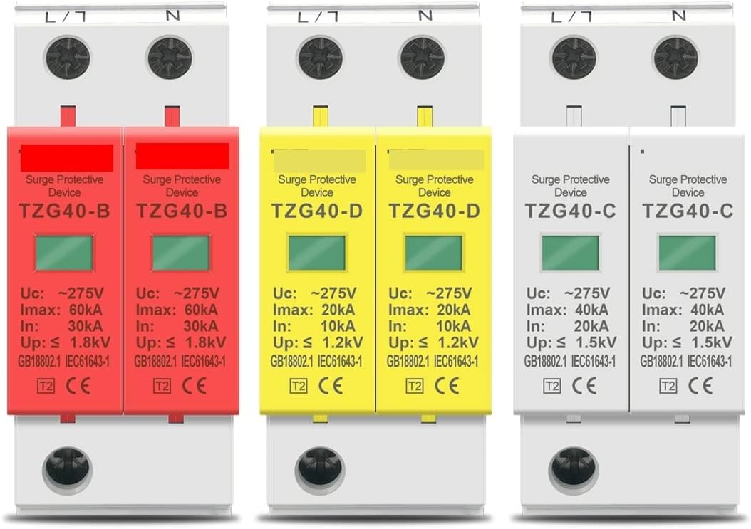 Circuit Breaker AC SPD 2P 20ka~40ka 275V House Surge Philippines | Ubuy