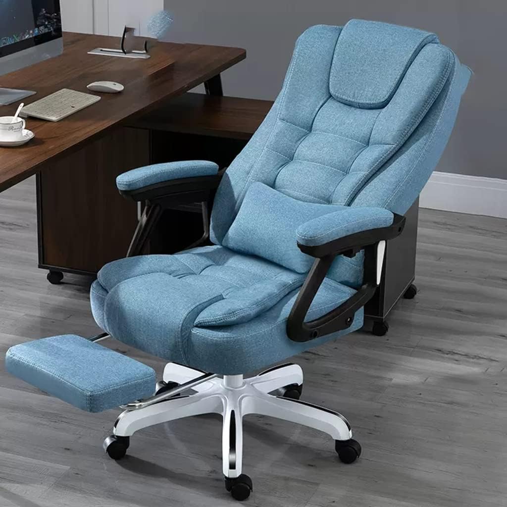 Amazon.com: Computer Chair with Foot Rest, Home Office Chair Ergonomic ...