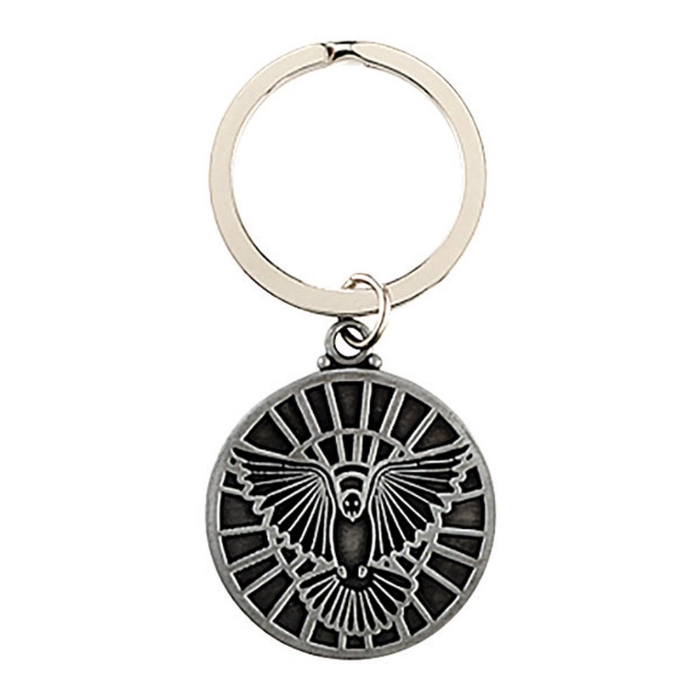 Amazon.com: Confirmation Key Chains Silver Tone Come Holy Spirit, 1 1/4 ...