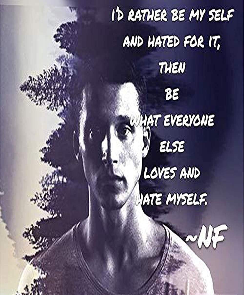 NF American Rapper Singer and songwritter Poster 12X18 inch (Rolled ...
