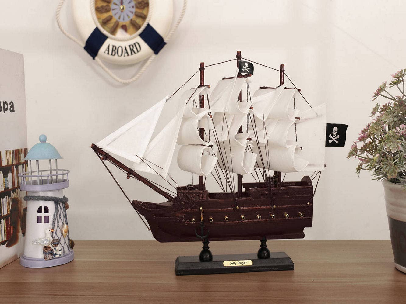Hook S Jolly Roger Pirate Ship Buy Wooden Captain Hook's Jolly Roger