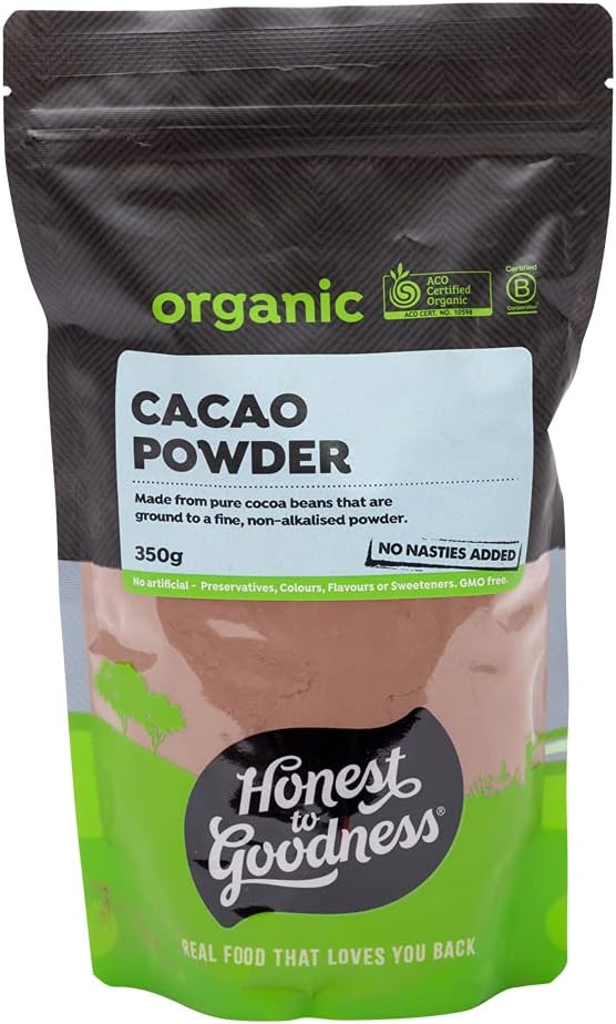 Honest to Goodness, Organic Cacao Powder, 350g - Made From Pure Cocoa ...