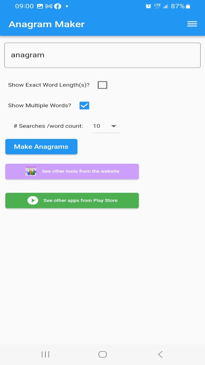 Anagram Maker - Aplicativo na Amazon Appstore