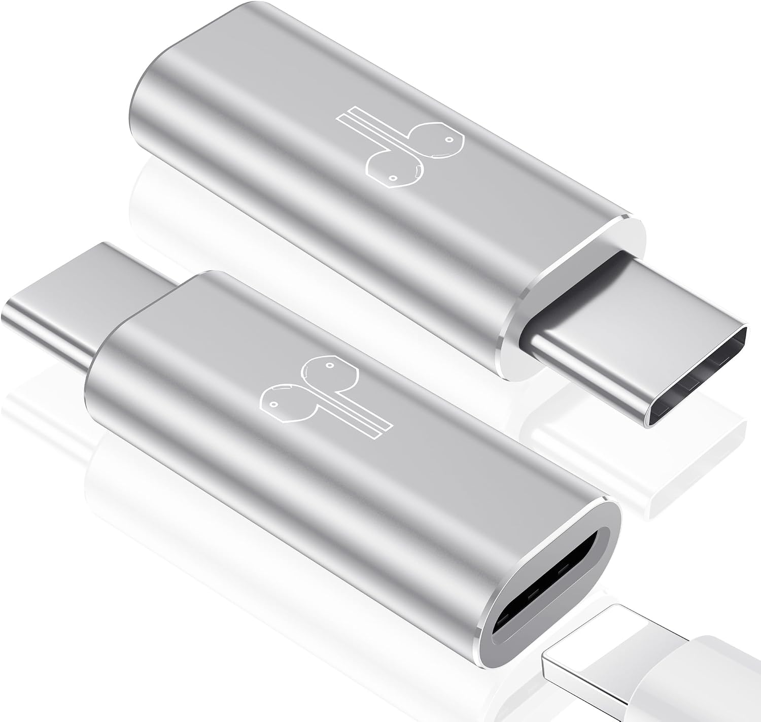 Amazon.com: Temdan 2 Pack Lightning to USB C Adapter for iPhone 15/16 ...
