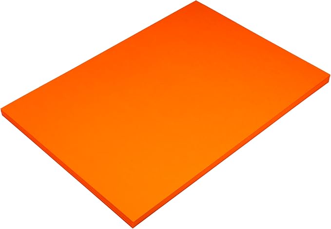 Hawksbill Orange Card A4 180 GSM Premium Bright Orange Cardstock Pack ...