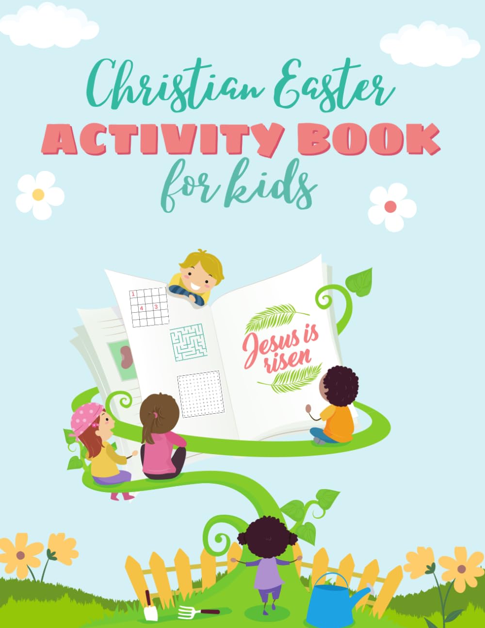Christian Easter Activity Book for Kids: The Resurrection Story with ...
