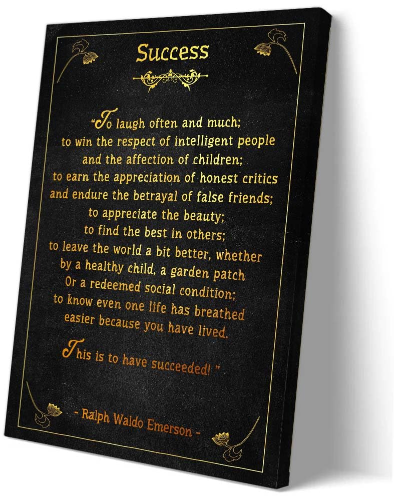 Snapklik.com : Success Wall Art Inspirational Quotes Poster Framed Poem ...