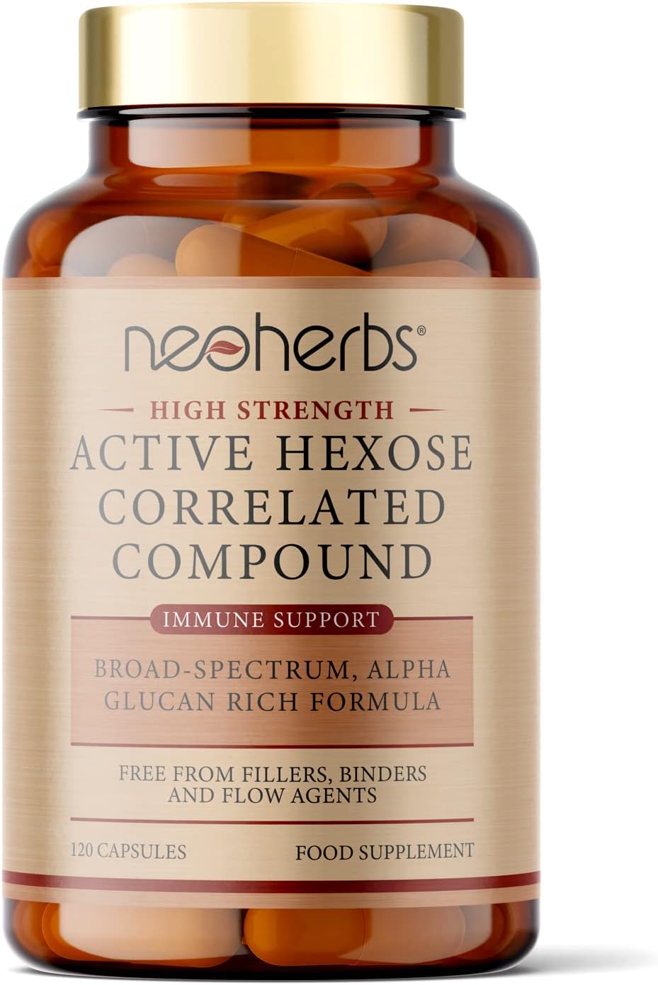 Active Hexose Correlated Compound - 600mg - 120 Capsule - Immune ...