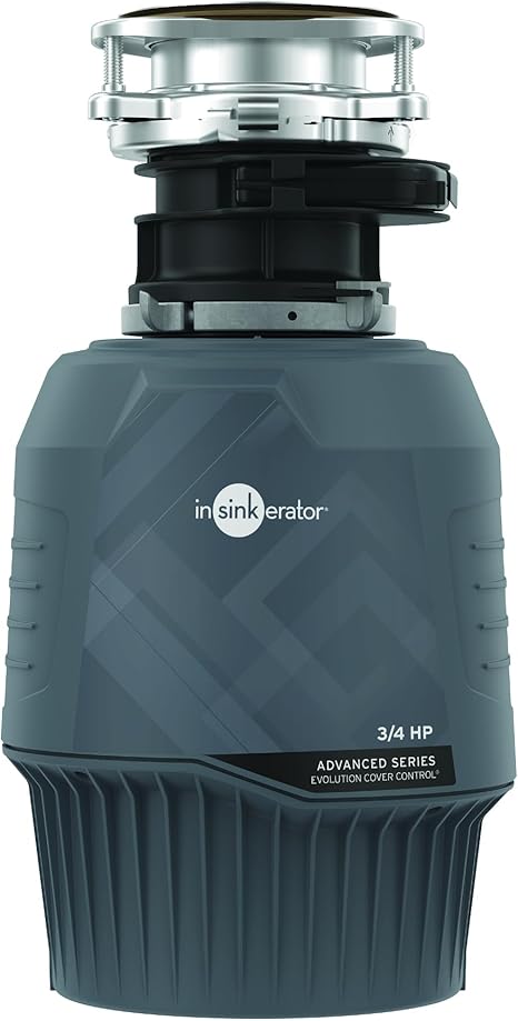 InSinkErator Evolution Cover Control 3/4 HP Garbage Disposal, Advanced ...