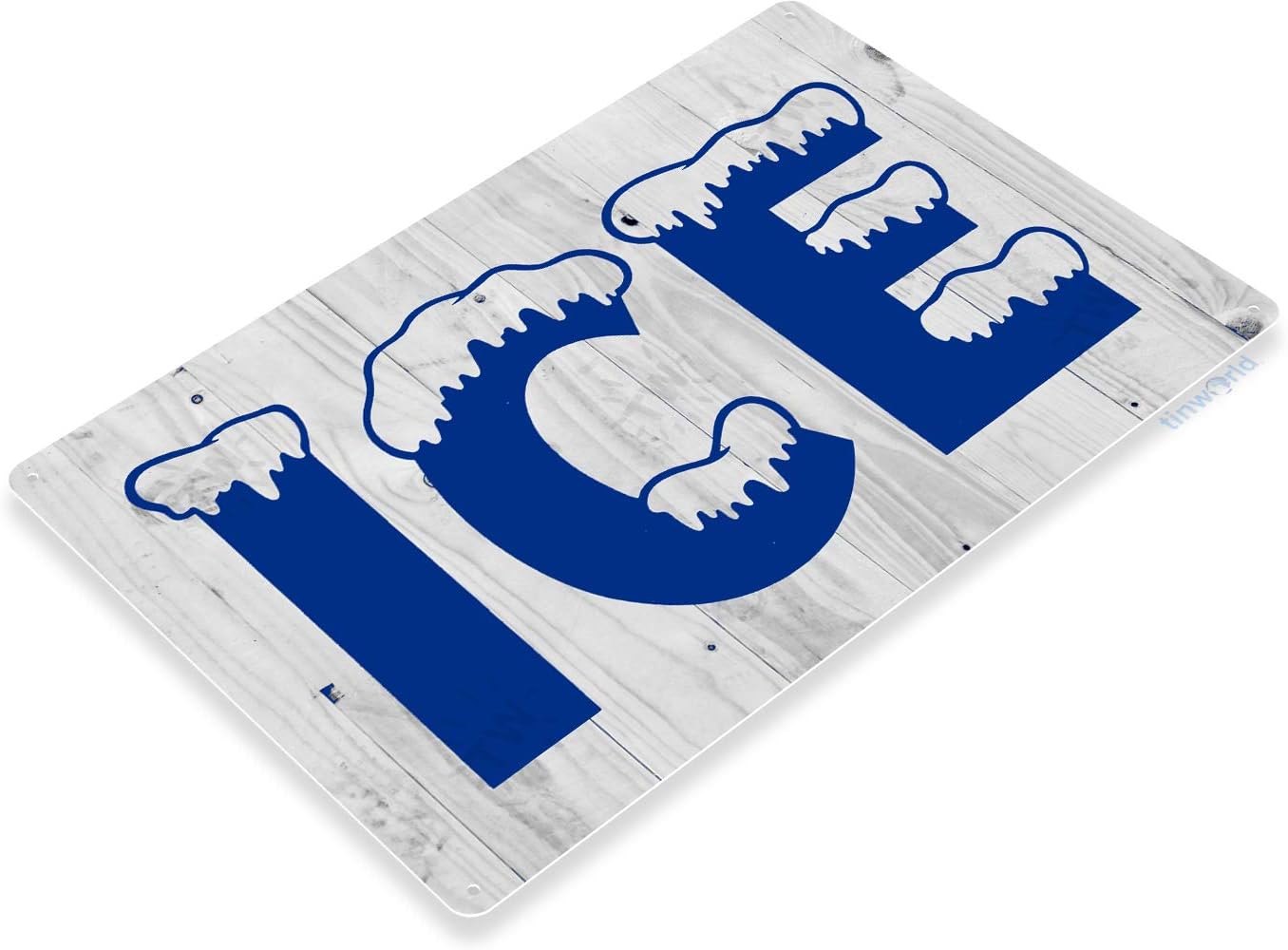 Amazon.com: Tinworld Tin Sign Ice Bait Rustic Ice Machine Store Metal ...