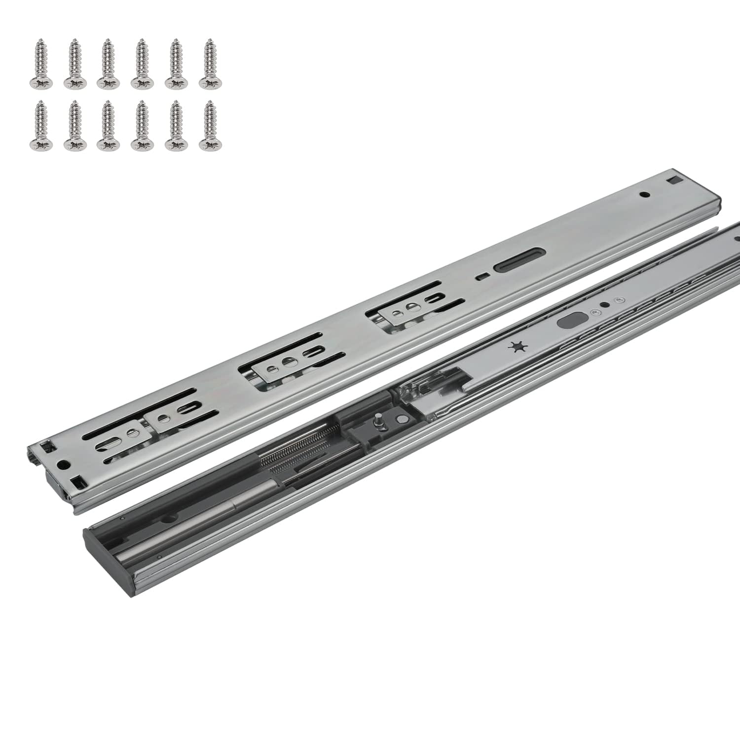 homdiy 10 Pairs Soft Close Drawer Slides 12 Inch Full Extension Drawer ...