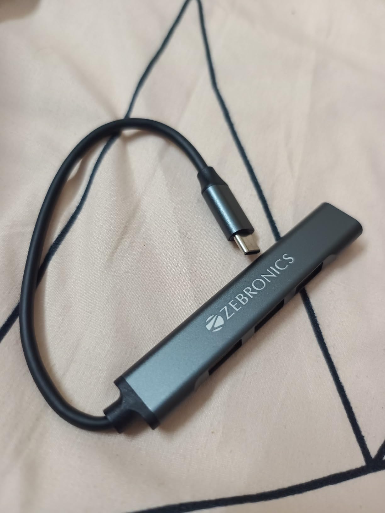 ZEBRONICS 7 in1 USB Type C Multiport Adapter Zeb TA1500UCVP with USB ...