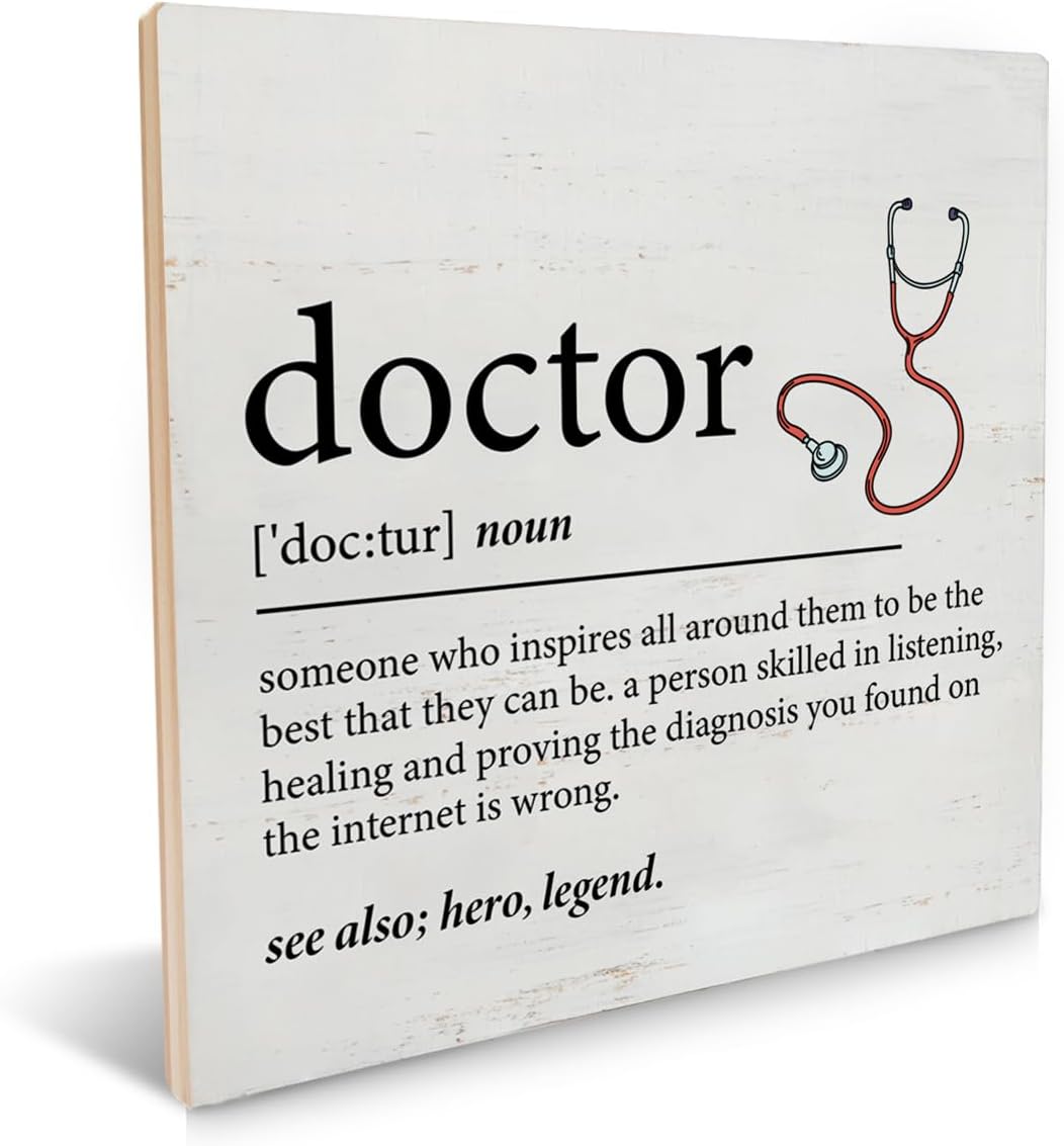 Amazon.com: Doctor Gifts Doctor Appreciation Gift, Doctor Definition ...