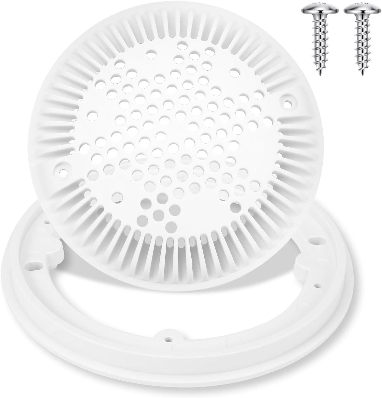 Amazon.com: Main Drain Ring/Cover 8IN WHT 25548-000-000 : Patio, Lawn ...