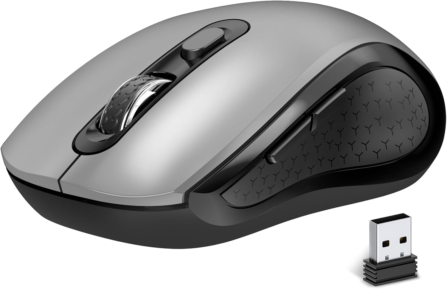 Amazon.com: Wireless Mouse Ergonomic, Side Buttons Mouse, 2400 DPI ...