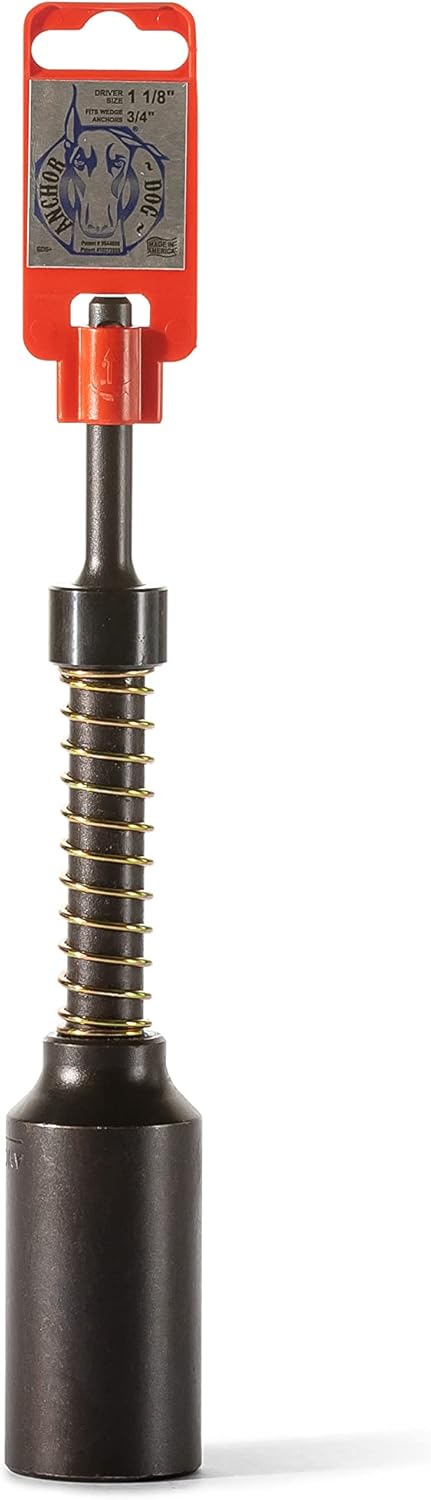 Amazon.com: 1 1/8" Driver for 3/4" Wedge Anchors : Industrial & Scientific