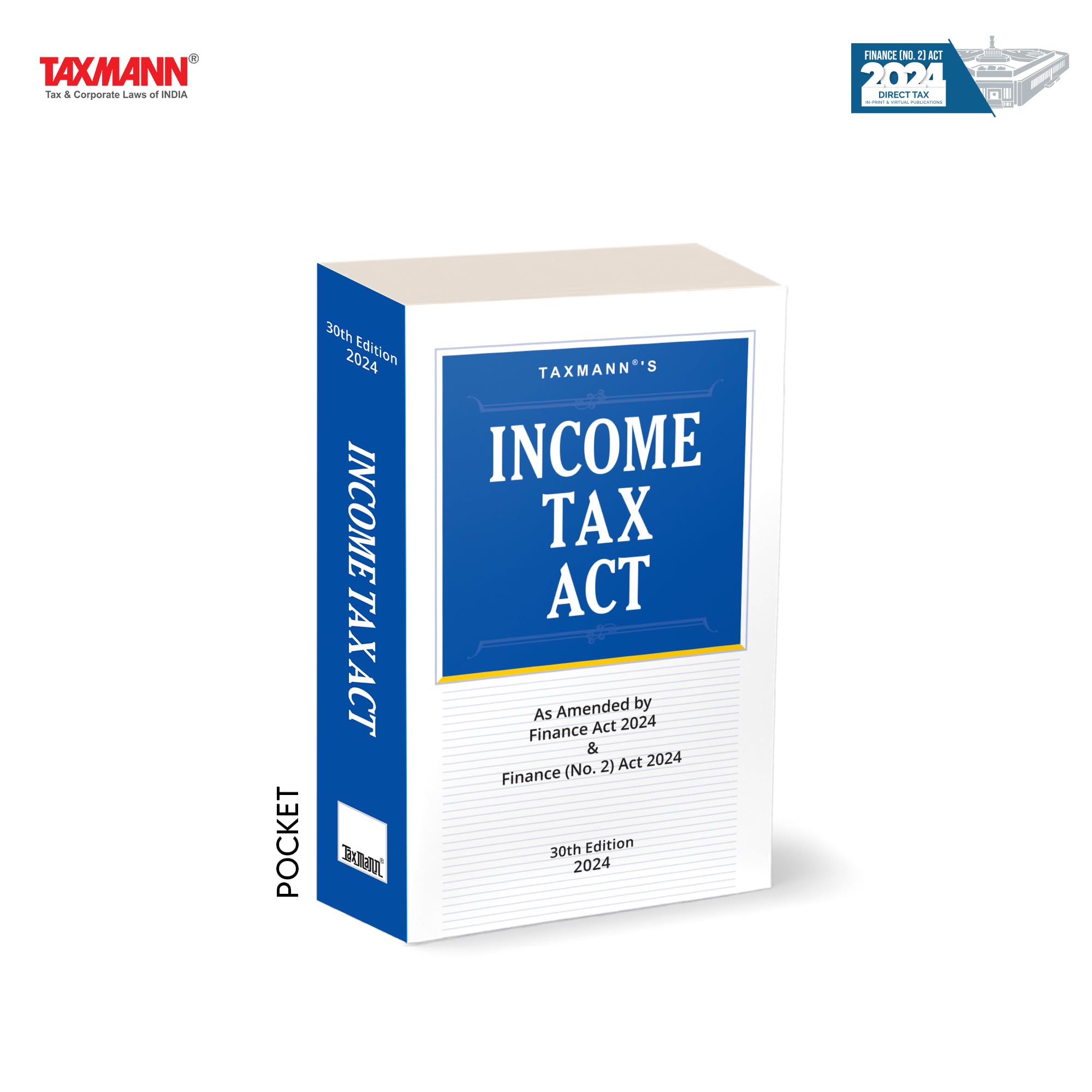Buy Taxmann's Income Tax Act | POCKET – Authoritative Pocket-sized Book ...