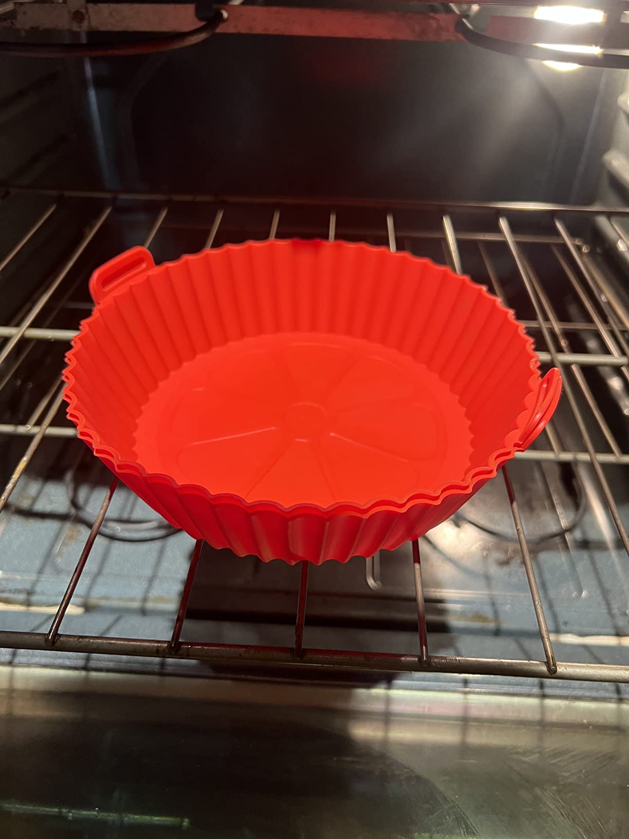 Amazon.com: Premium 8 Inch Air Fryer Silicone Pot Liner - Non-Stick ...