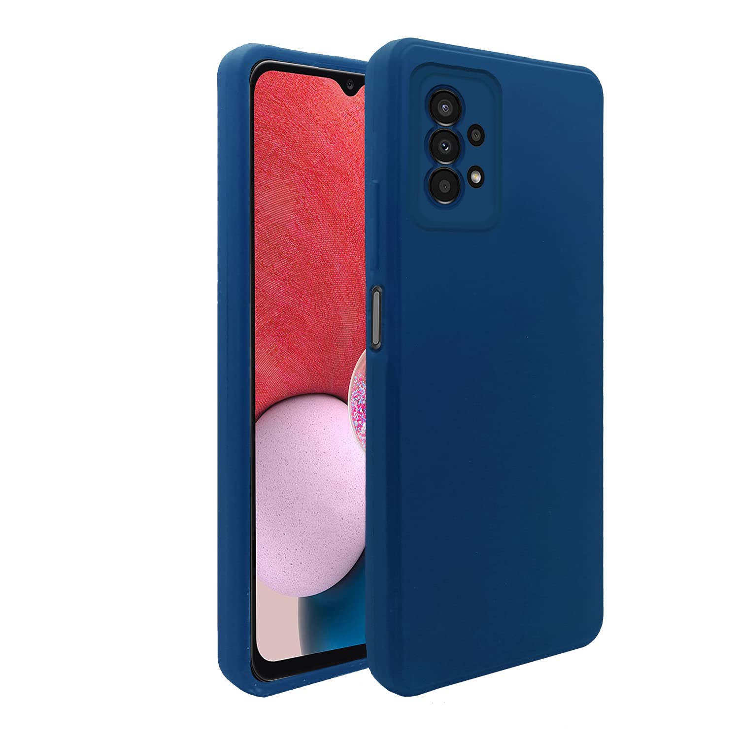 Pikkme Samsung Galaxy A13 4G Back Cover Soft Matte Liquid Silicone TPU ...