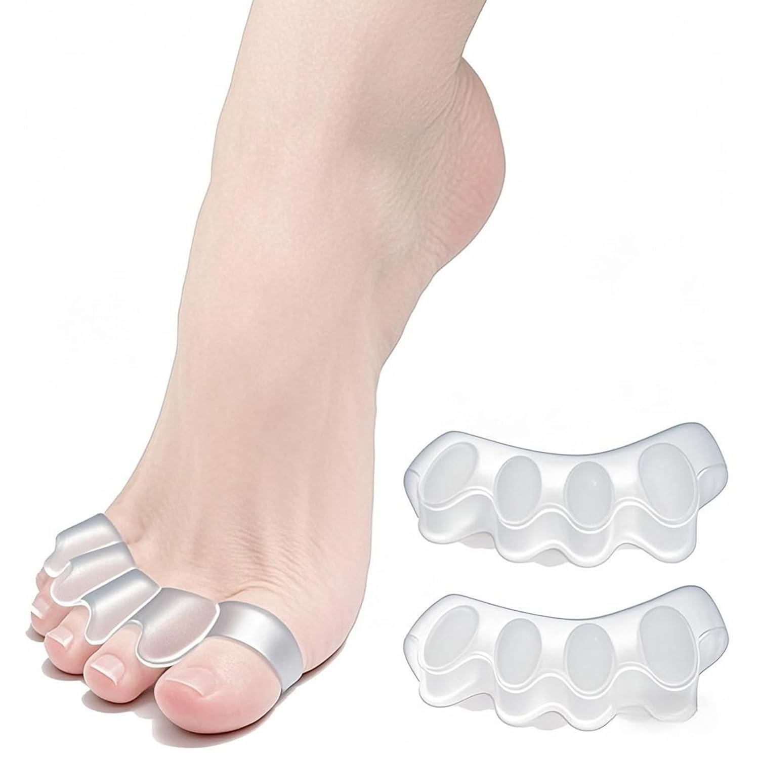 Amazon.com : Toe Separator -Silicone Big Toe Corrector - Relieves Foot ...