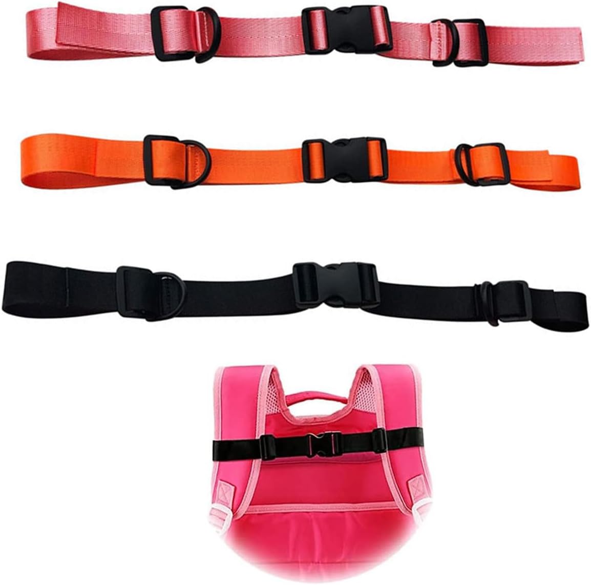 3 PCS Backpack Chest Strap Backpack Straps Sternum Strap Chest Harness ...