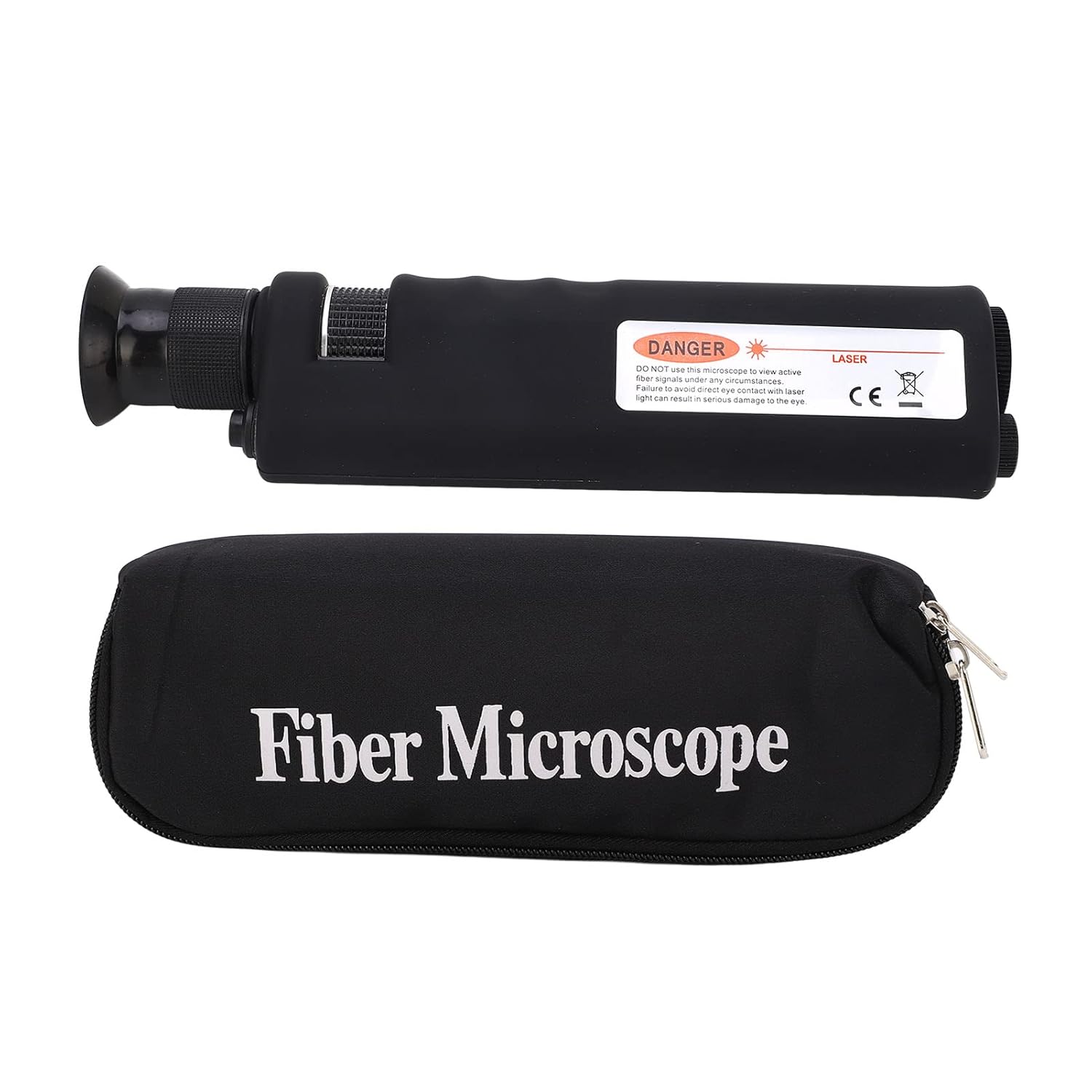 400X Handheld Fiber Optic Microscope Monocular Handheld Fiber Optic ...