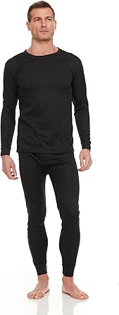 Rocawear 2-Pack Mens Long Underwear Set Thermal - Fleece Insulated Base ...