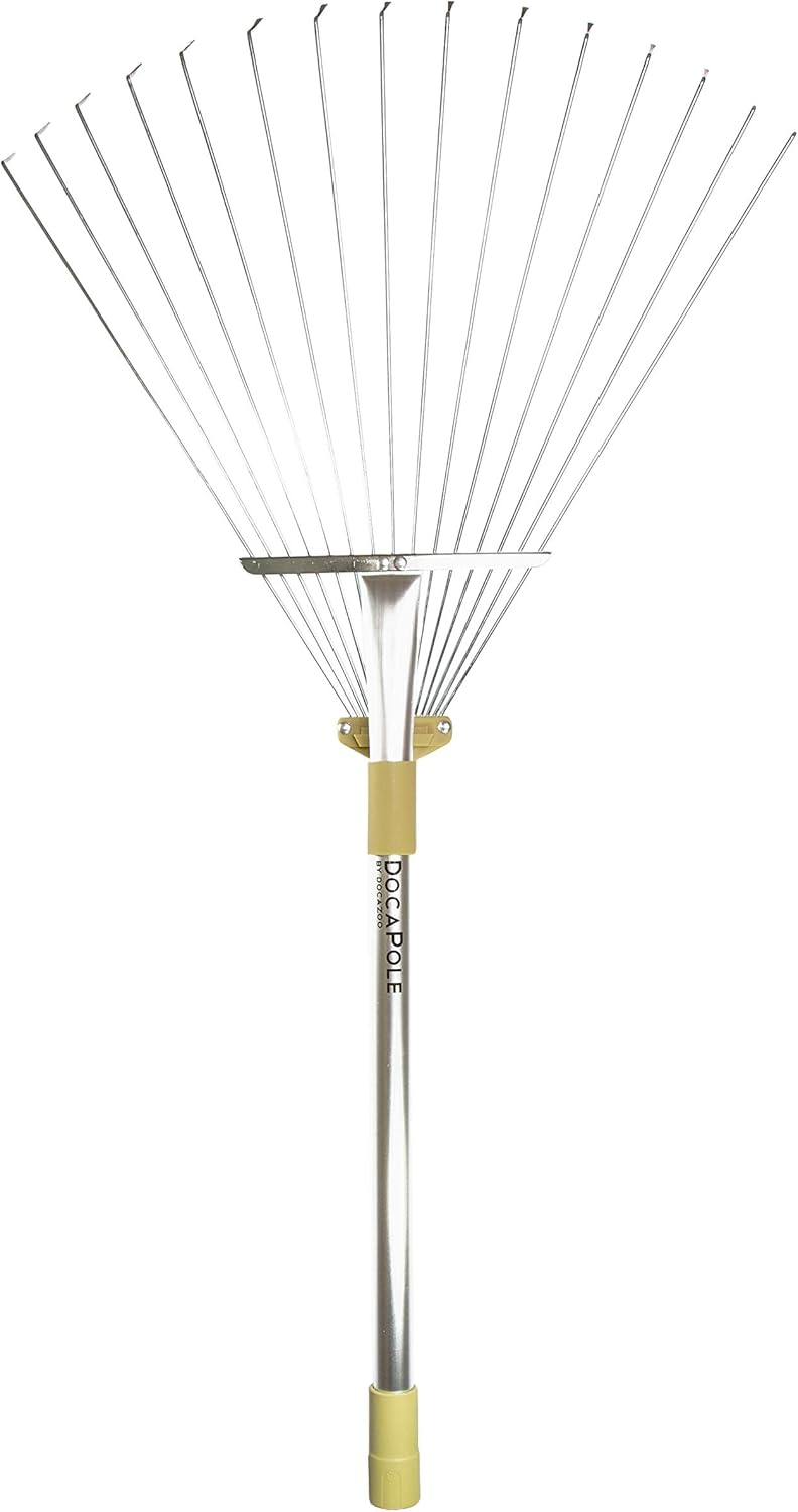 DocaPole 4 inch Roof Rake & Shrub Rake Extension Pole Attachment in ...