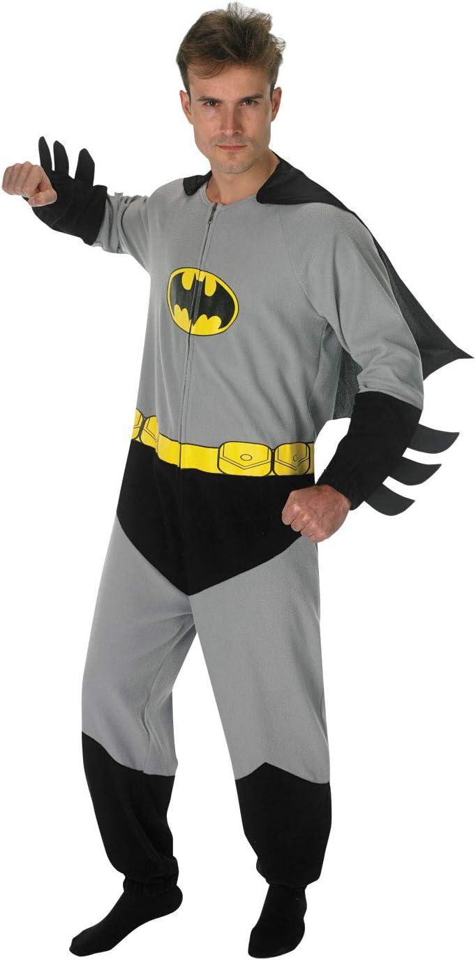 BATMAN ADULT ONESIE Fancy Dress Stag Costume : Amazon.ca: Clothing ...