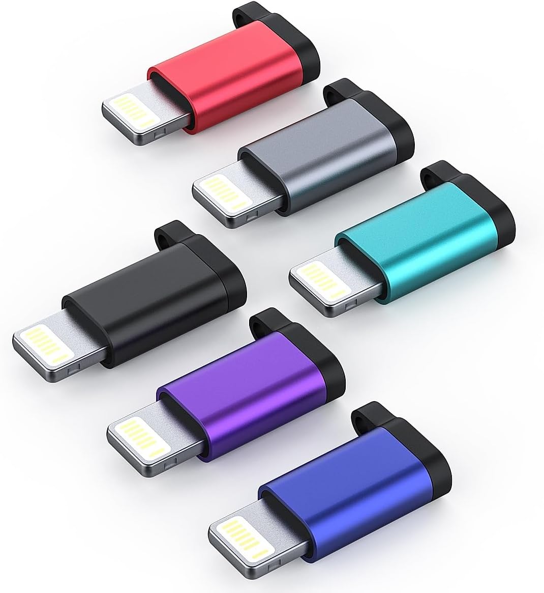 Amazon.com: Beiersa 6pcs Micro USB to Lightning Adapter Fast Charging ...