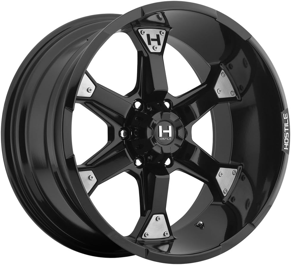 Amazon.com: Hostile H101 Knuckles 20x12 6x139.7/6x5.5" -44mm Satin ...
