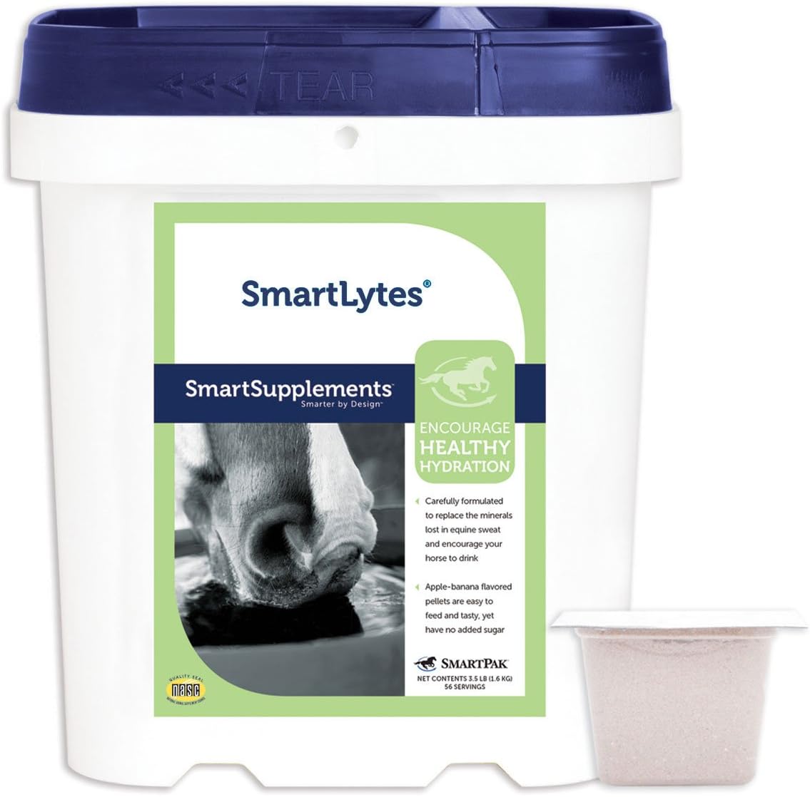 Amazon.com : SmartPak SmartLytes Horse Electrolyte Powder Supplement ...