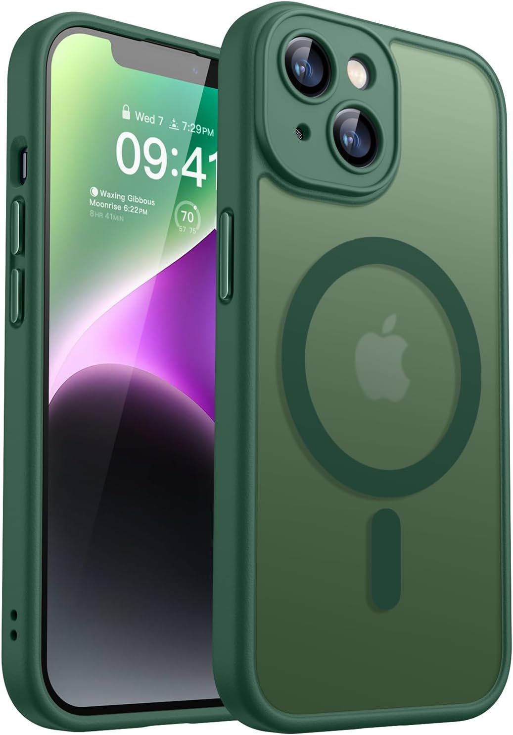 Amazon.com: CANSHN Magnetic for iPhone 14 Case, Upgraded [Full Camera ...
