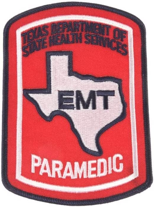 Amazon.com: Texas Paramedic Patch TX Uniform Jacket Shirt Ambulance ...