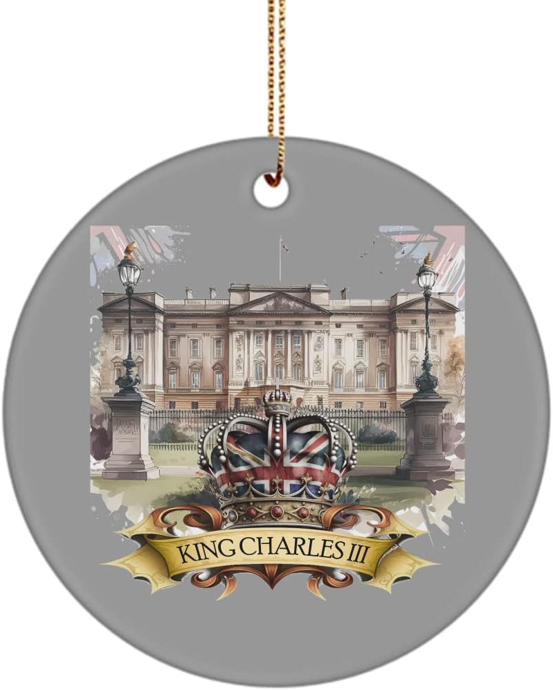 Amazon.com: King Charles III Coronation Day Ornament, King Charles Buckingham Palace Coronation ...