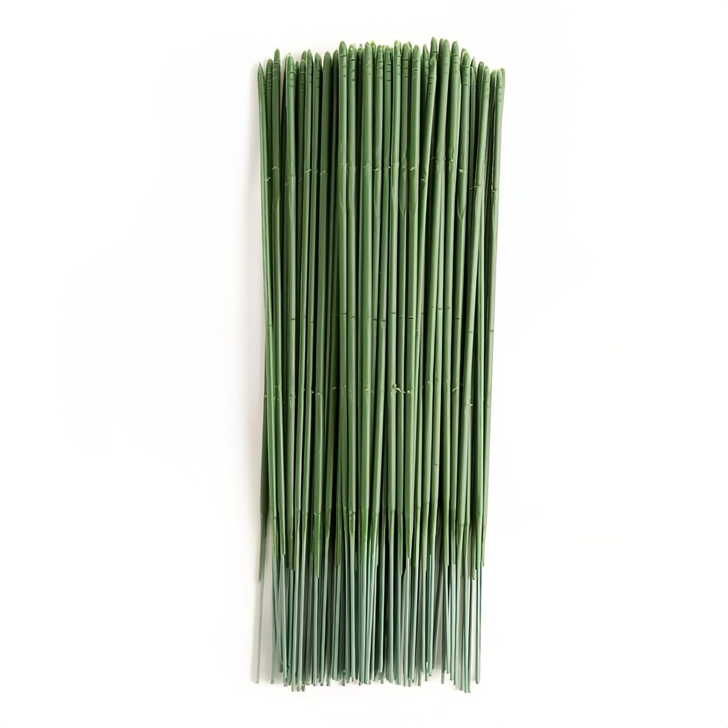 Amazon.com: Enajucy 100 pcs Floral Stem Wire - Plastic Artificial ...