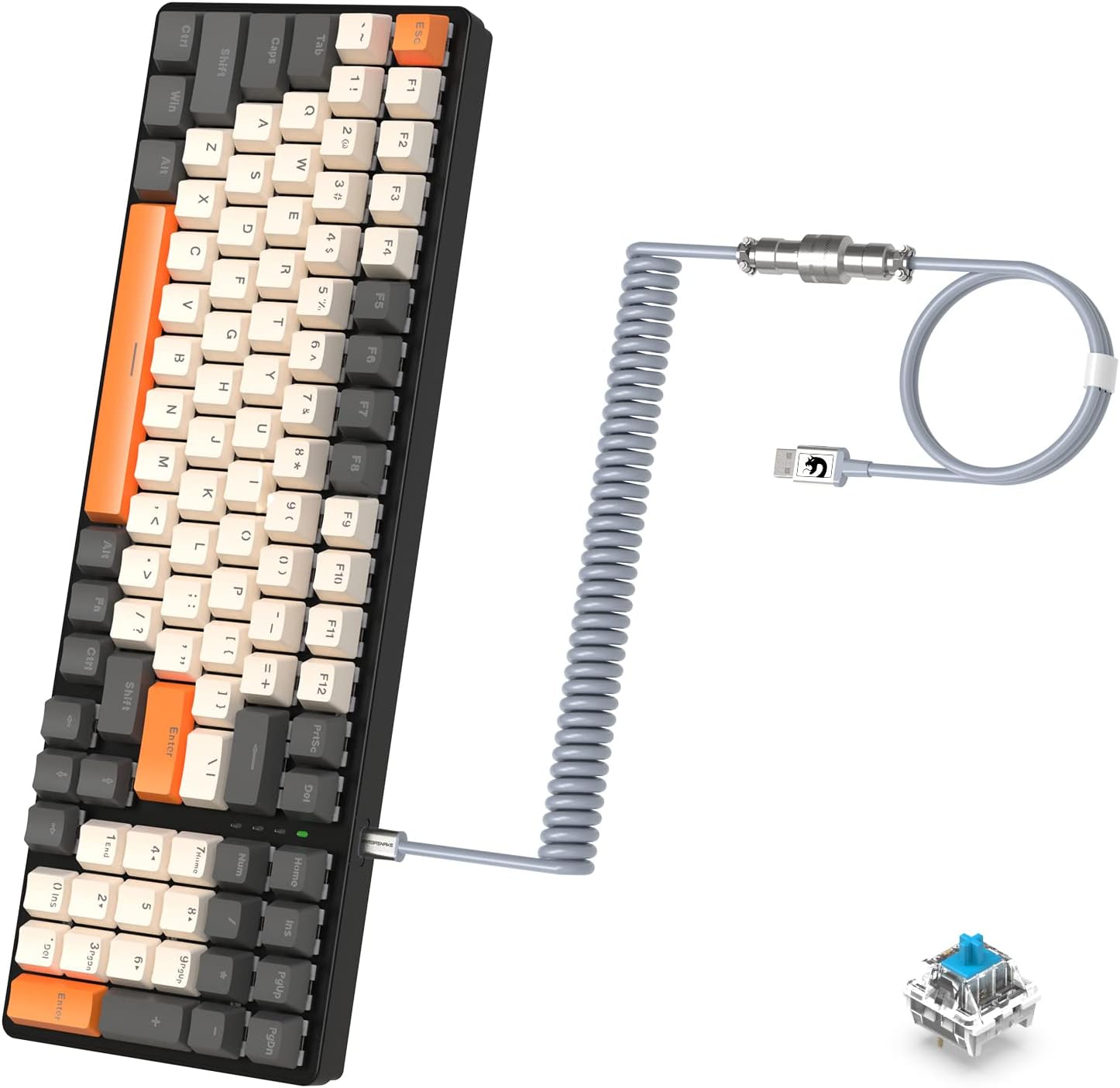 MAMBASNAKE Tastiera Meccanica K3 Pro Cablata Ultra-compatta mini 98 ...