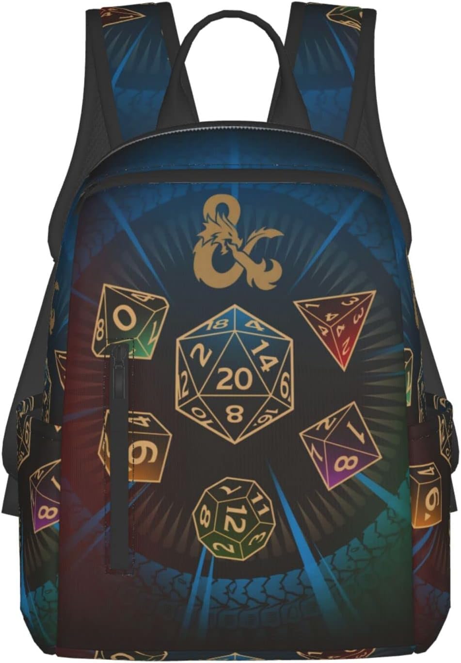 Amazon.com: PACLIALL Dungeons Game Backpack Dragons Laptop Backpack ...