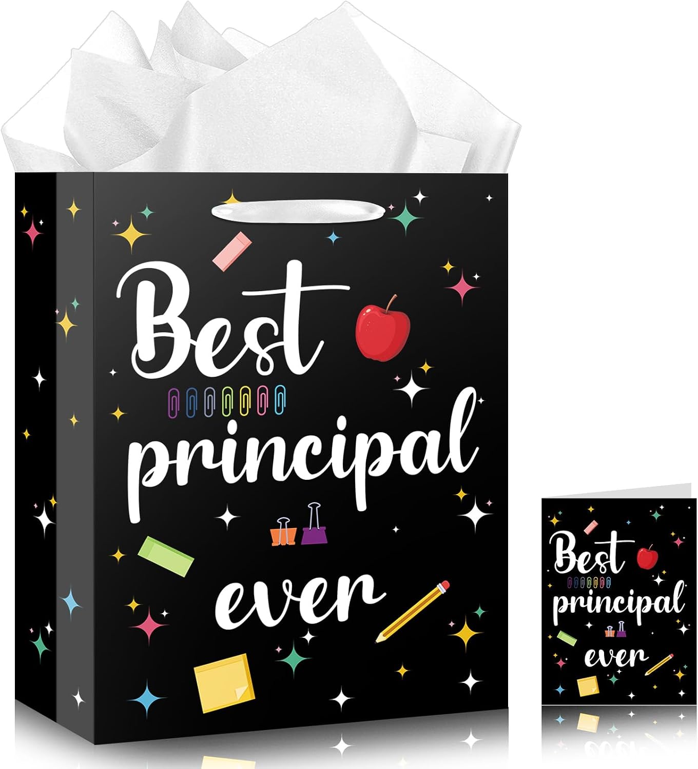 Amazon.com: Principal Appreciation Gift Bag Large School Principal Day ...