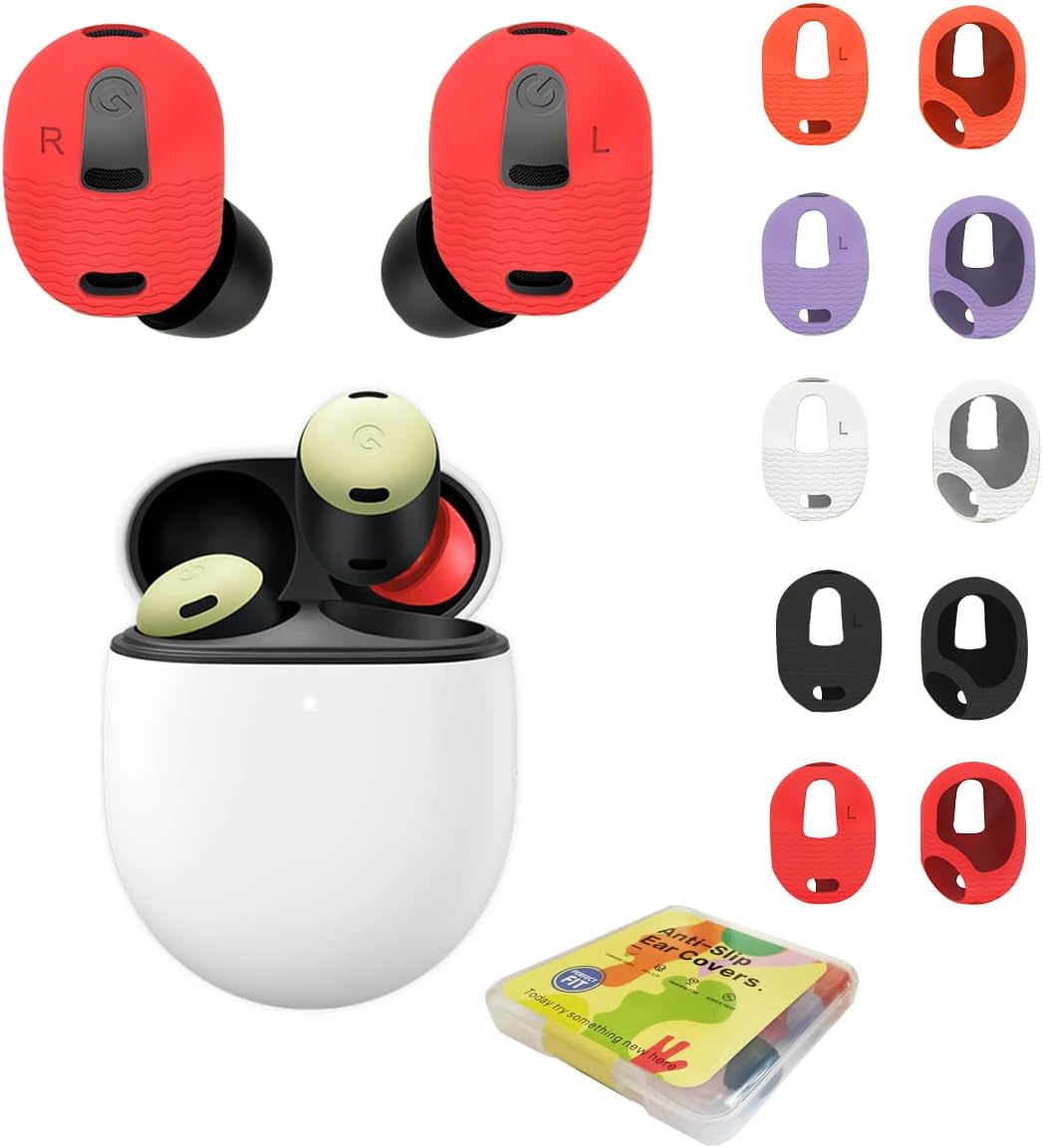 Amazon.com: Luckvan 5 Pairs Anti Slip Sport Ear Cover for Google Pixel ...