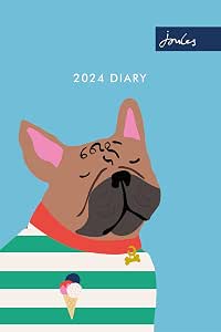 Portico Designs 2024 Joules Dogs A5 Diary Week to View : Amazon.co.uk ...