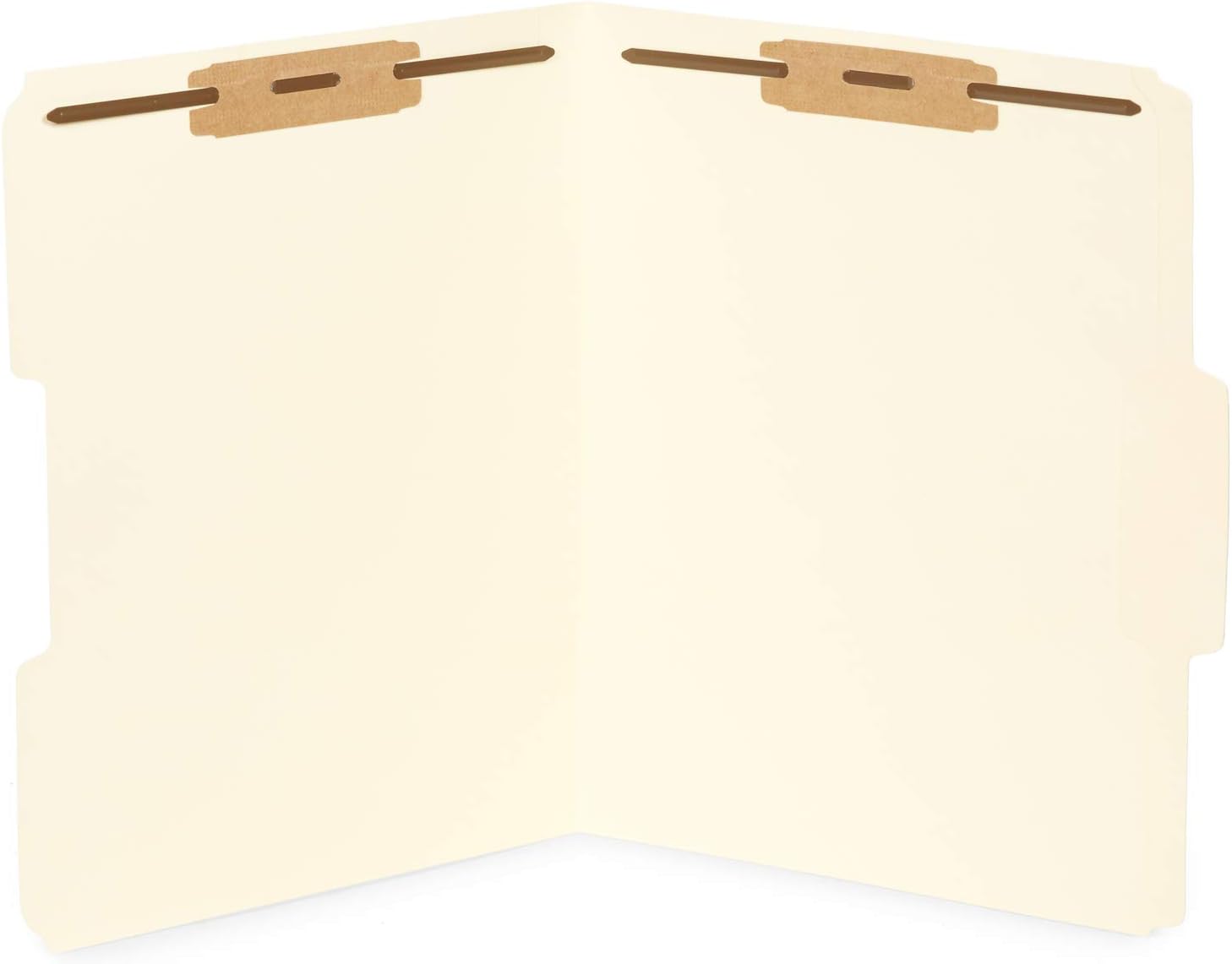Amazon.com : 50 Manila Fastener File Folders - 1/3 Cut Reinforced Tab ...