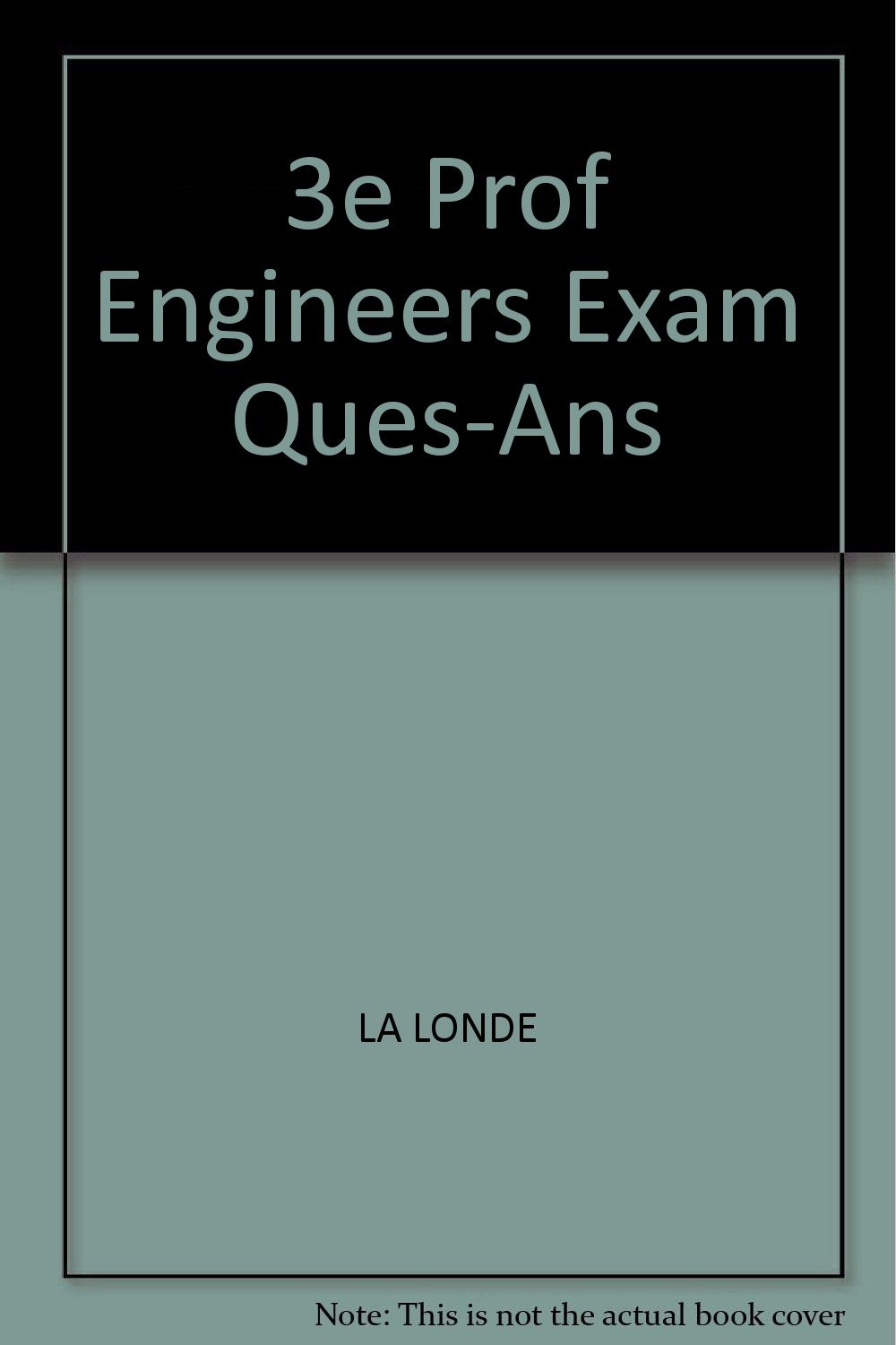Amazon.com: Professional Engineer's Examinations, Questions and Answers ...