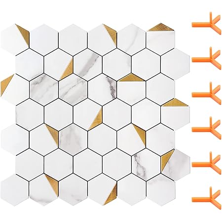 Hexagon tile spacers, Tile Plastic Y Type Spacers Tiling Tools for ...