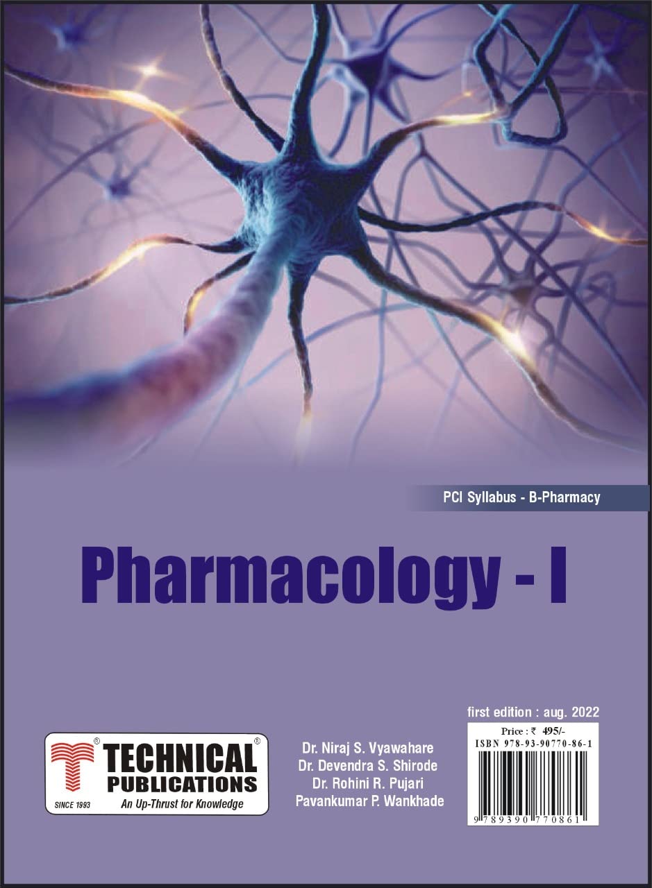Amazon.in: Buy Pharmacology I for B. PHARMACY PCI SYLLABUS - TEXTBOOK ...